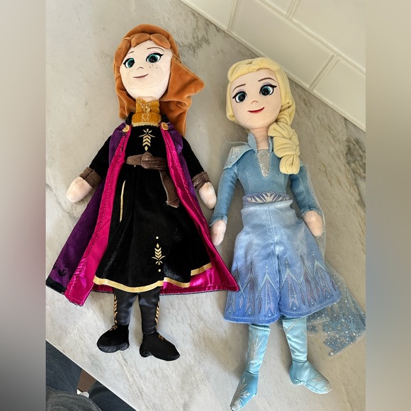Disney | Toys | Frozen Anna And Elsa Talking Doll Set | Poshmark